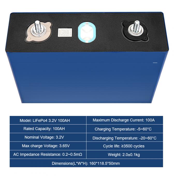 Prismatische Zelle CATL EVE CALB Barnd 3.2V 100Ah LiFePo4 für DIY ...